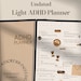 Undated Light ADHD Digital Planner: Daily, Weekly, Goals (goodnotes ...