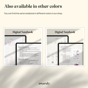 Digital Notebook: 20 Note-taking Templates for Goodnotes, Ipad, Android ...