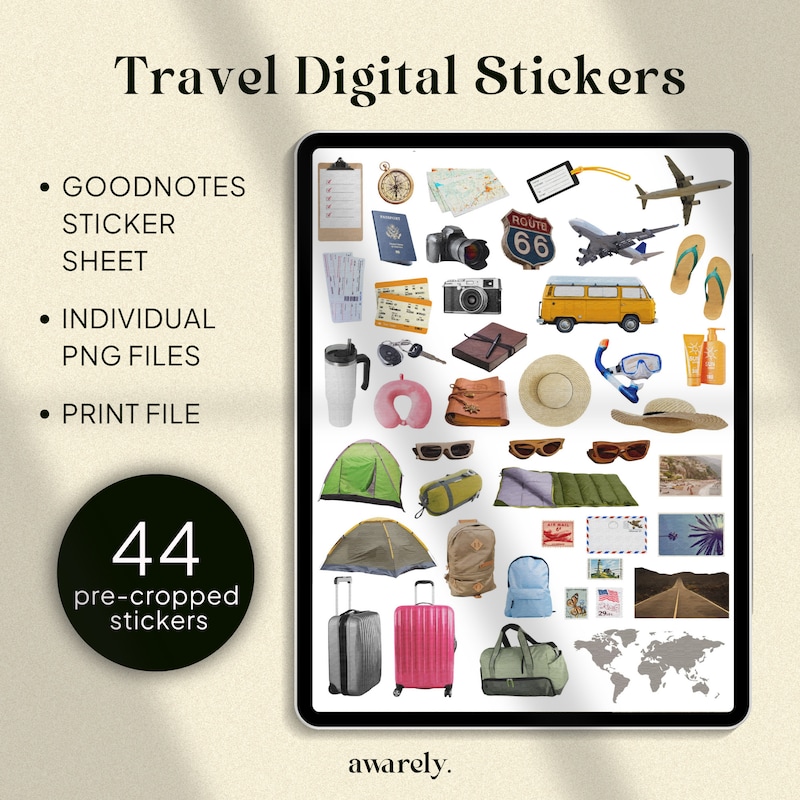 Travel Stickers - Etsy