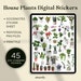 Flower Digital Stickers | Nature & Plant Goodnotes Stickers | Digital ...