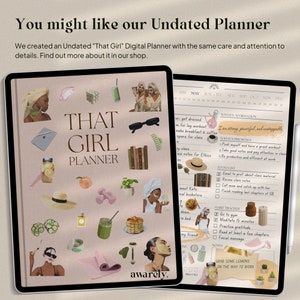 Undated Light ADHD Digital Planner: Daily, Weekly, Goals (goodnotes ...