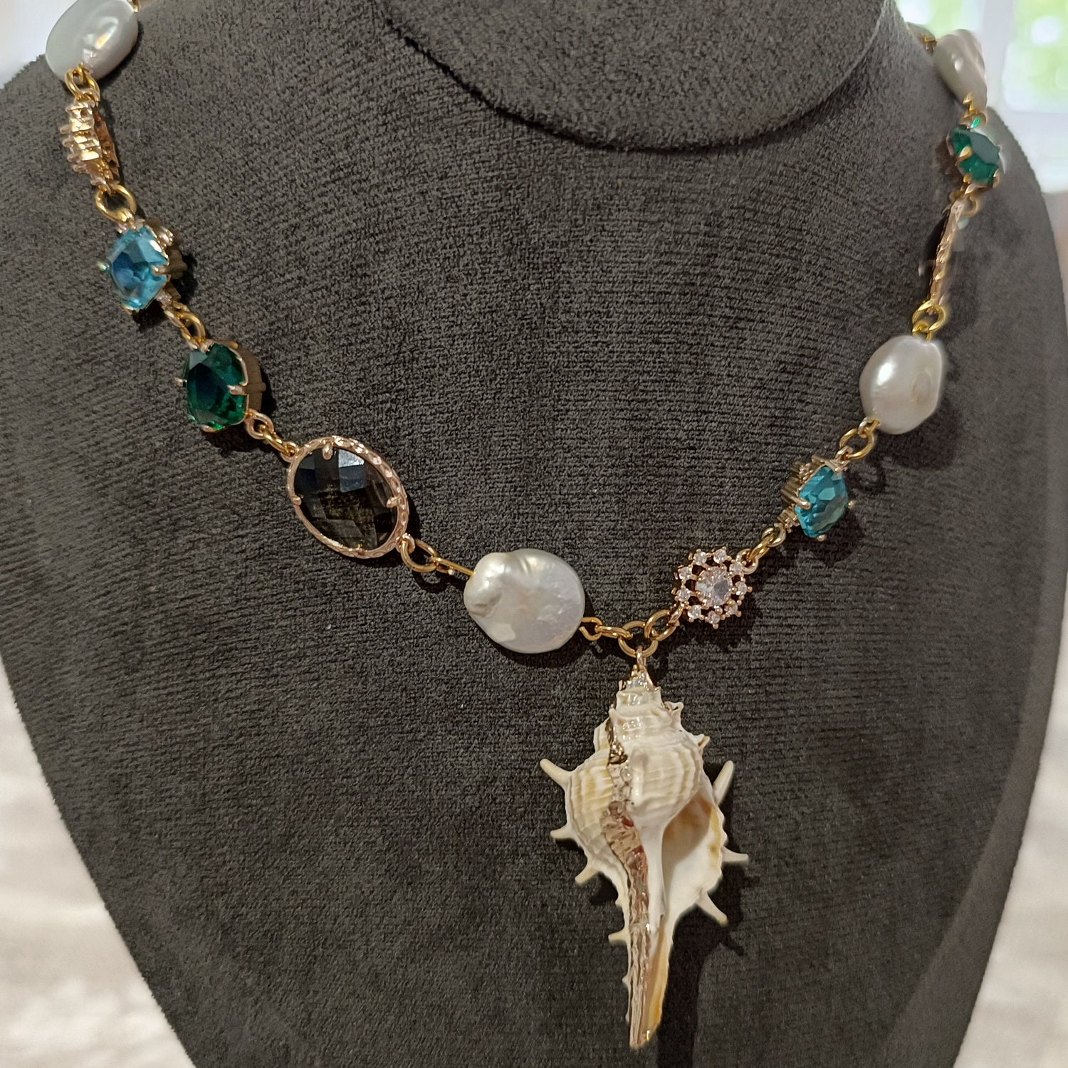 Mediterranean Siren Necklace - Mermaid Multiple Shape Multiple Colour ...