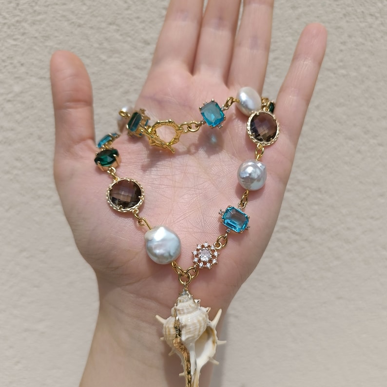 Mediterranean Siren Necklace - Mermaid Multiple Shape Multiple Colour ...