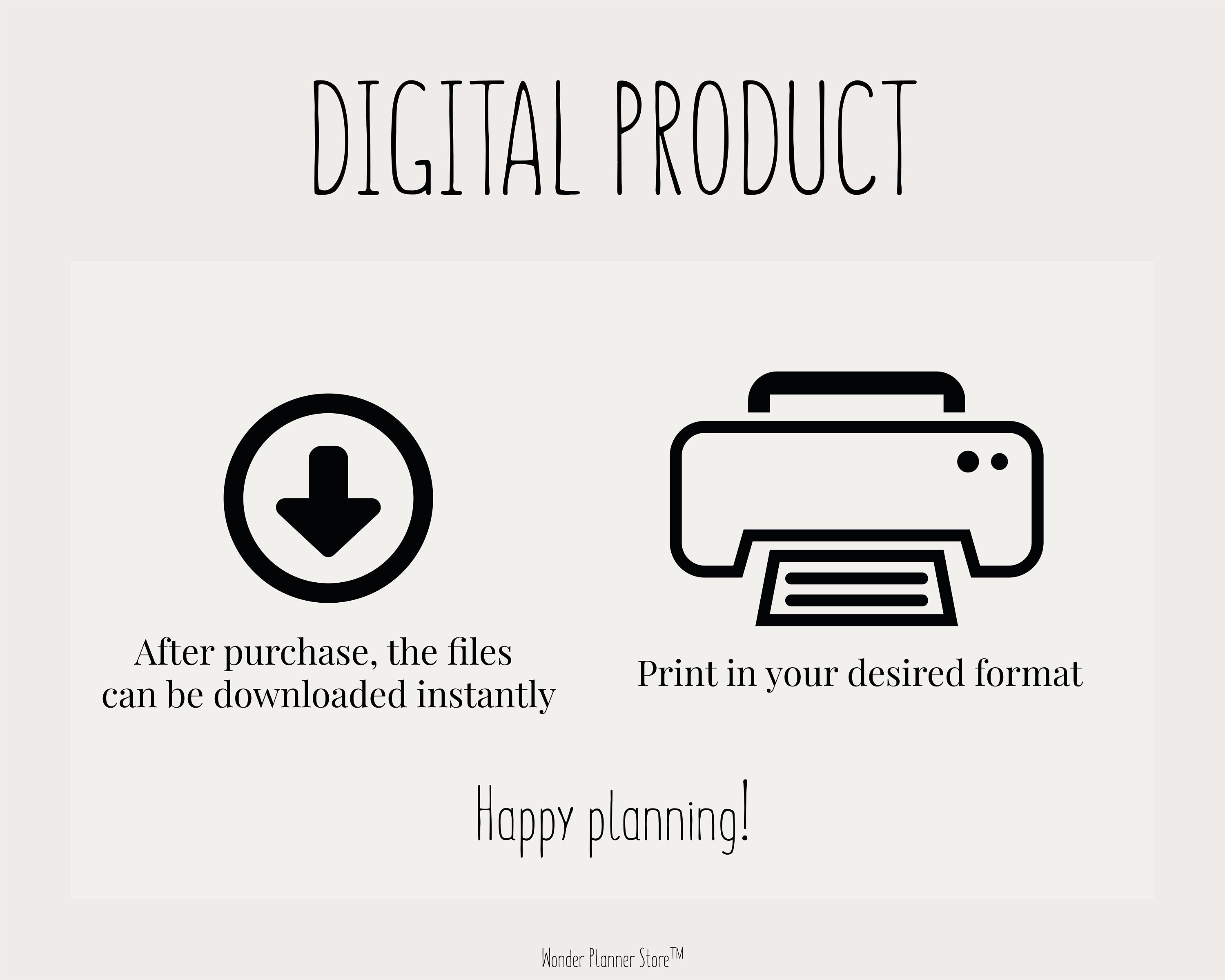 Personal Information Page Printable PDF A4, A5, Letter Format Home ...