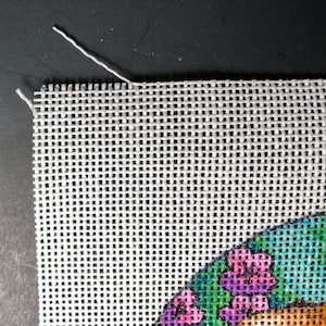 Magic Mistletoe Needlepoint Hand Painted Canvas, 4 Perfect Size to Use ...