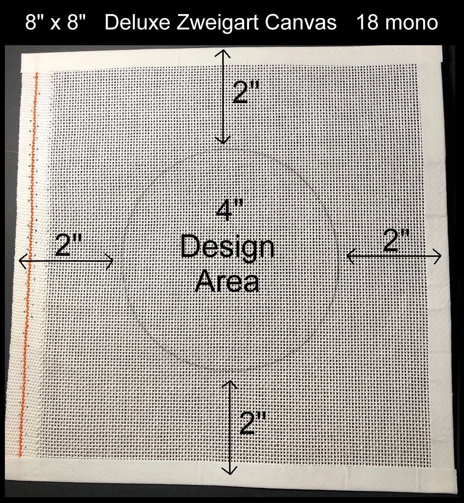 Magic Mistletoe Needlepoint Hand Painted Canvas, 4 Perfect Size to Use ...