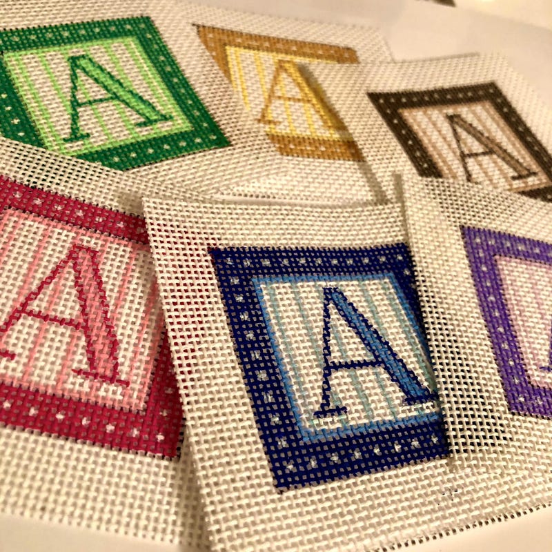 Needlepoint Mini Bag Charms - Etsy