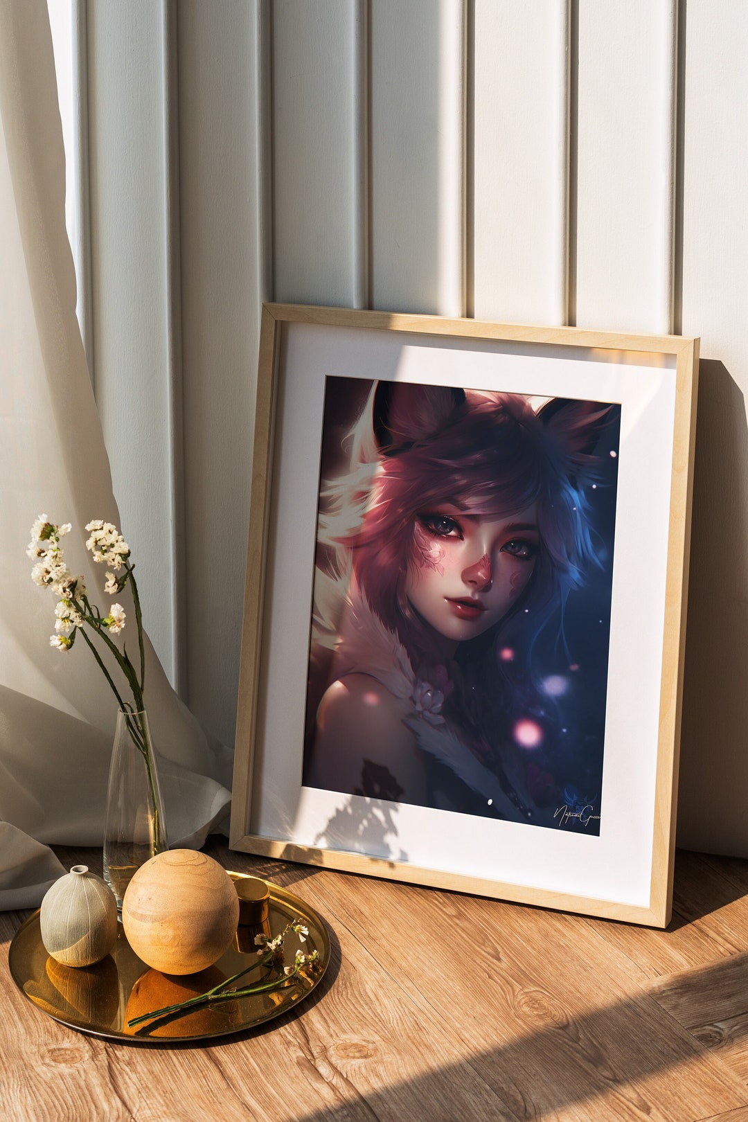 League of Legends Ahri Digital Download Poster: Elevate Your Gaming ...