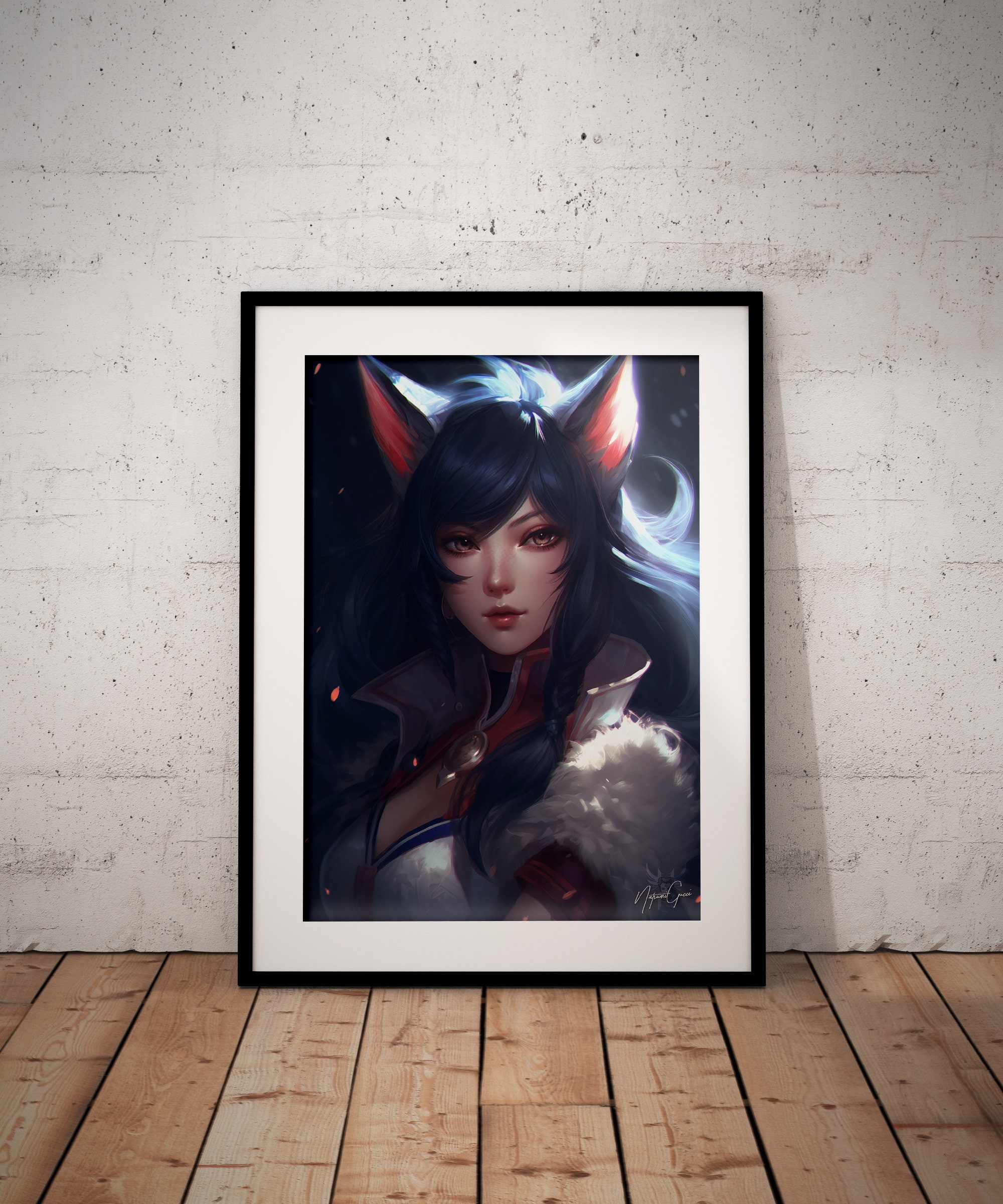 Digital Download Ahri Poster Art Stunning Digital Poster Art - Etsy