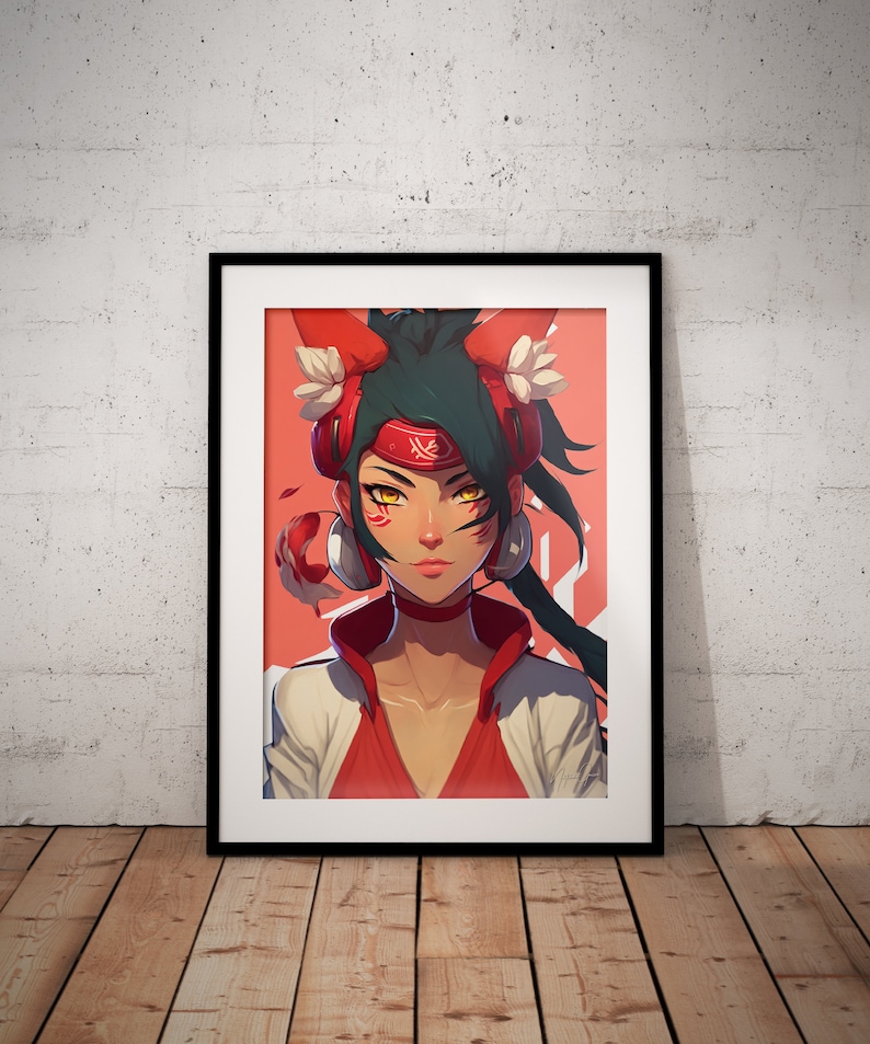 Kiriko Fan Art Poster: Gaming Room Decor (digital Download) - Etsy