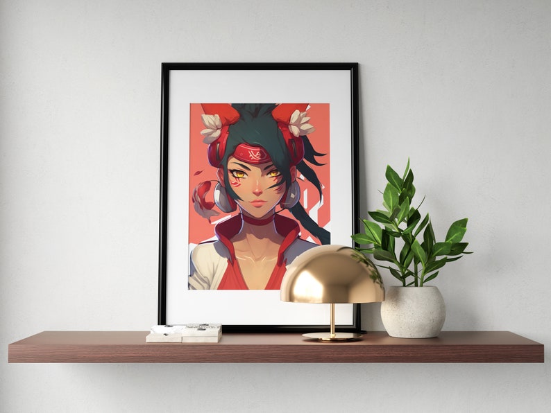 Kiriko Fan Art Poster: Gaming Room Decor (digital Download) - Etsy