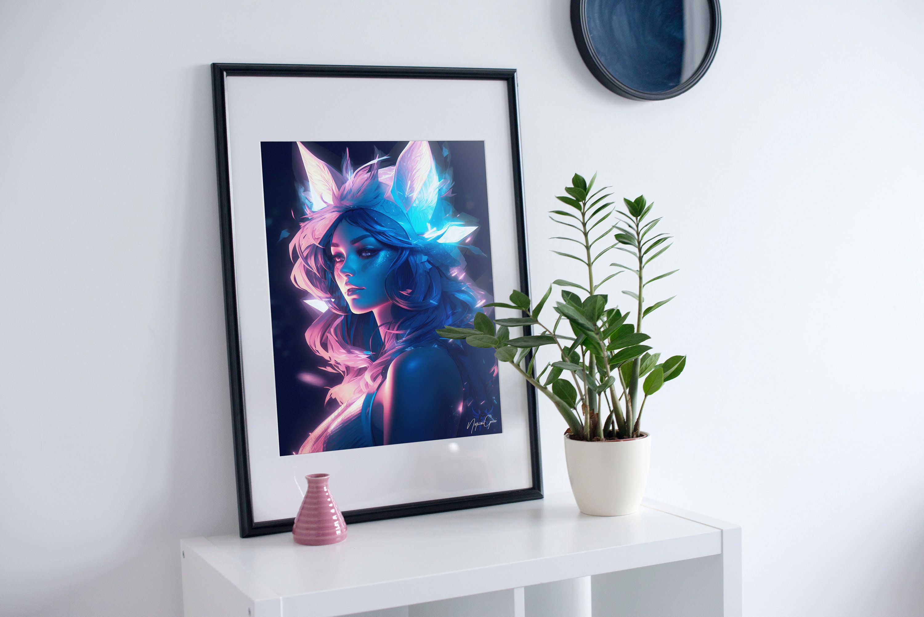 League of Legends Ahri Digital Download Poster: Elevate Your - Etsy