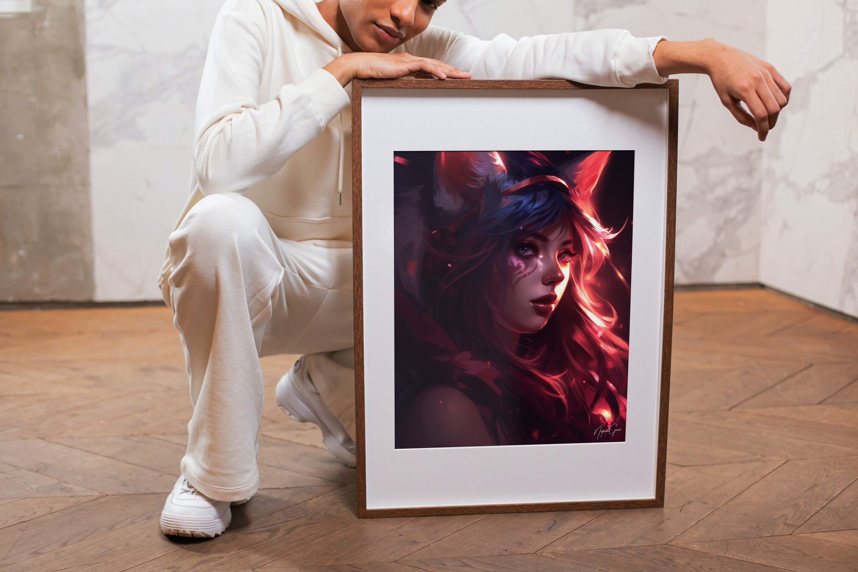 League of Legends Ahri Digital Download Poster: Elevate Your Gaming ...