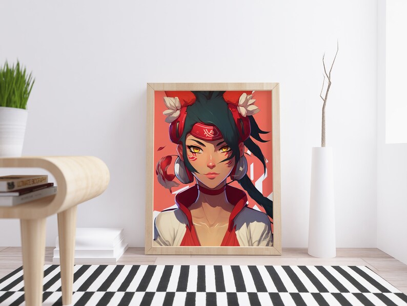 Kiriko Fan Art Poster: Gaming Room Decor (digital Download) - Etsy
