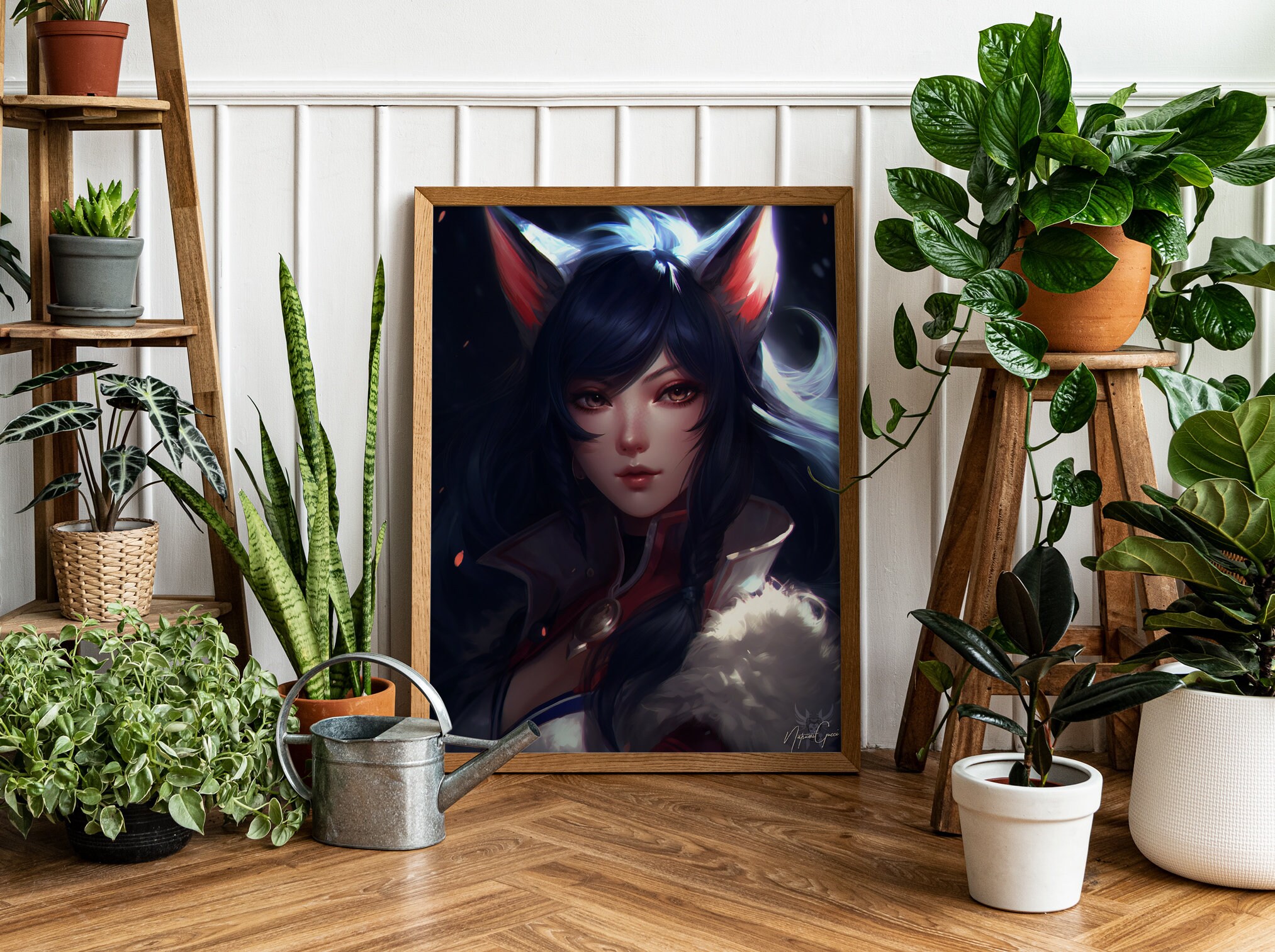 Digital Download Ahri Poster Art Stunning Digital Poster Art - Etsy