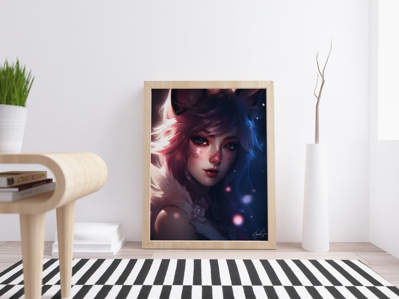 League of Legends Ahri Digital Download Poster: Elevate Your Gaming ...