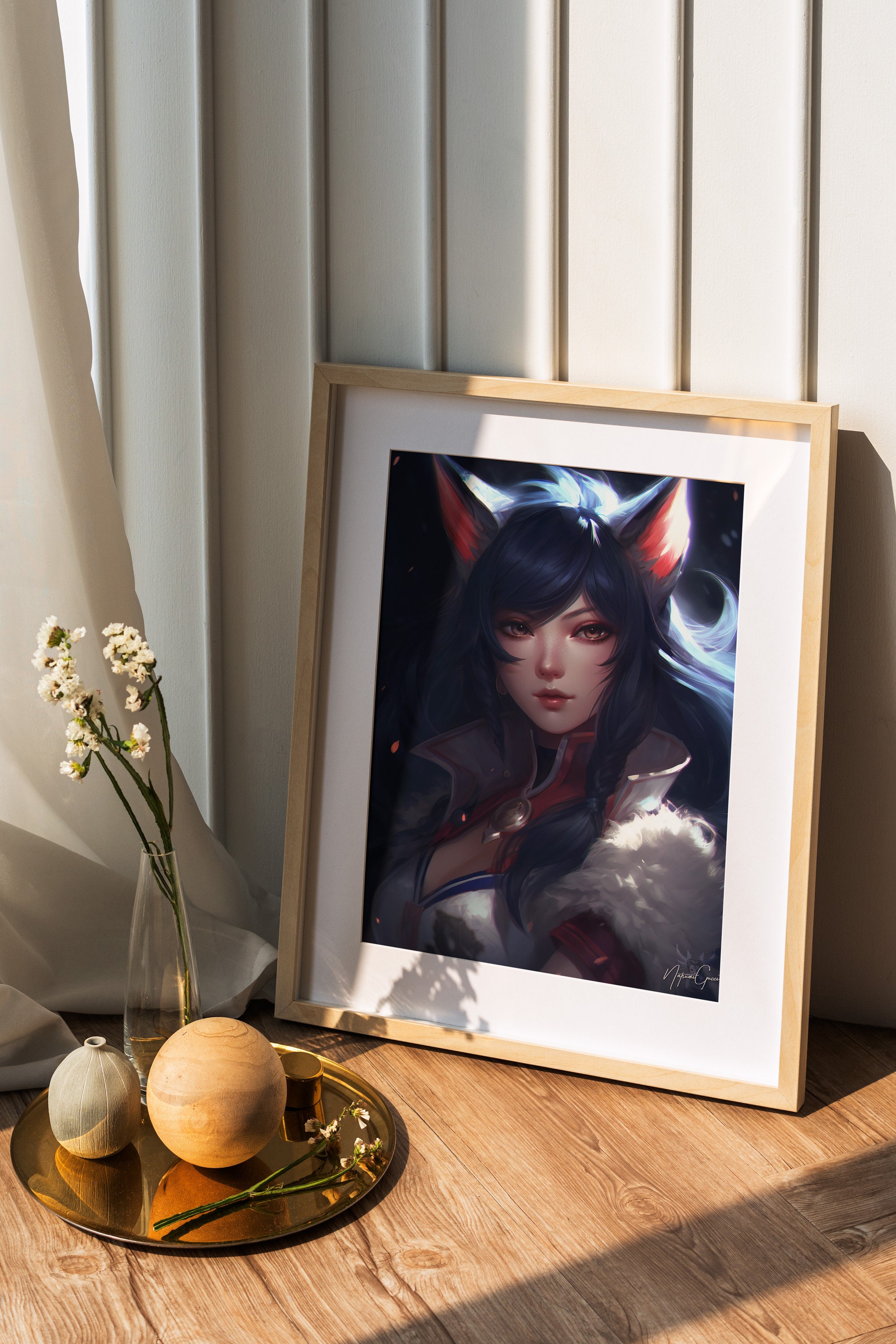 Digital Download Ahri Poster Art Stunning Digital Poster Art - Etsy