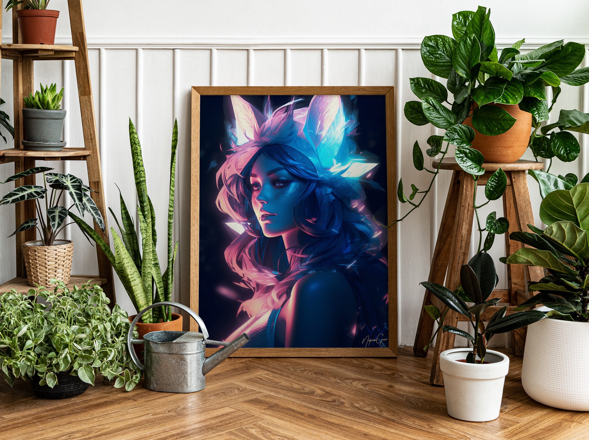 League of Legends Ahri Digital Download Poster: Elevate Your - Etsy