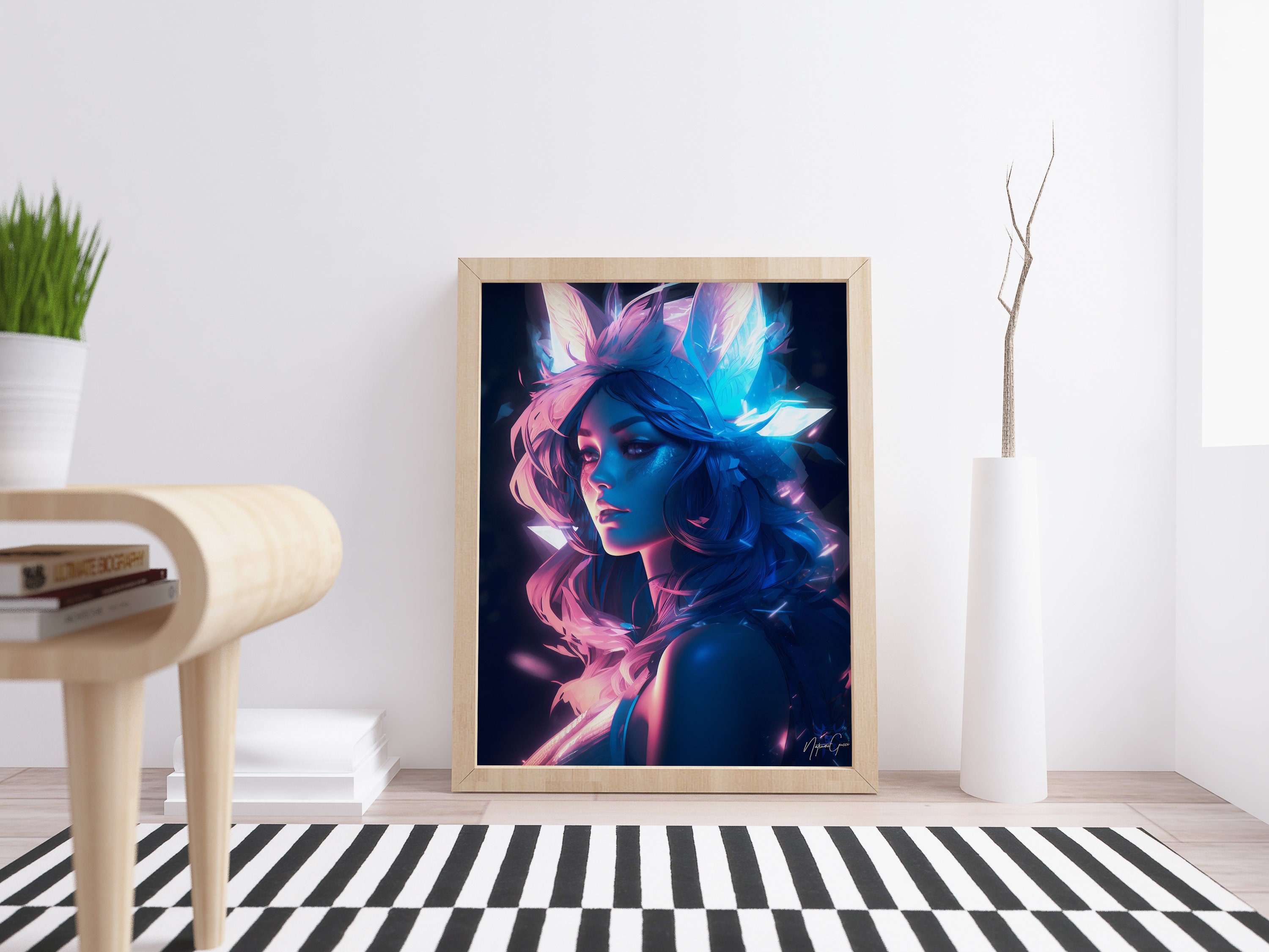 League of Legends Ahri Digital Download Poster: Elevate Your - Etsy
