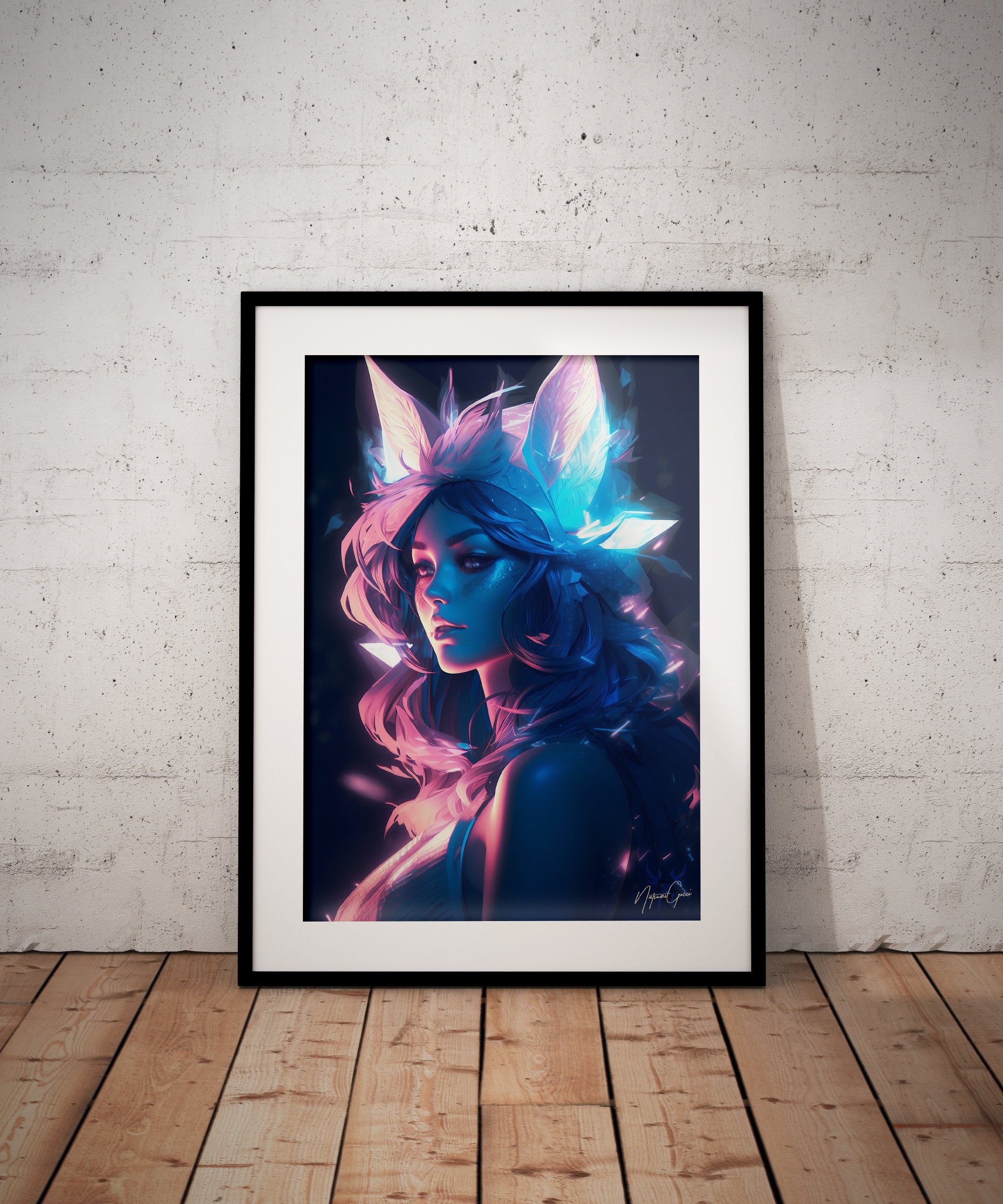 League of Legends Ahri Digital Download Poster: Elevate Your - Etsy