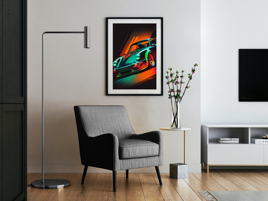 Porsche Wall Art Porsche Poster Digital Print Poster DIGITAL DOWNLOAD ...