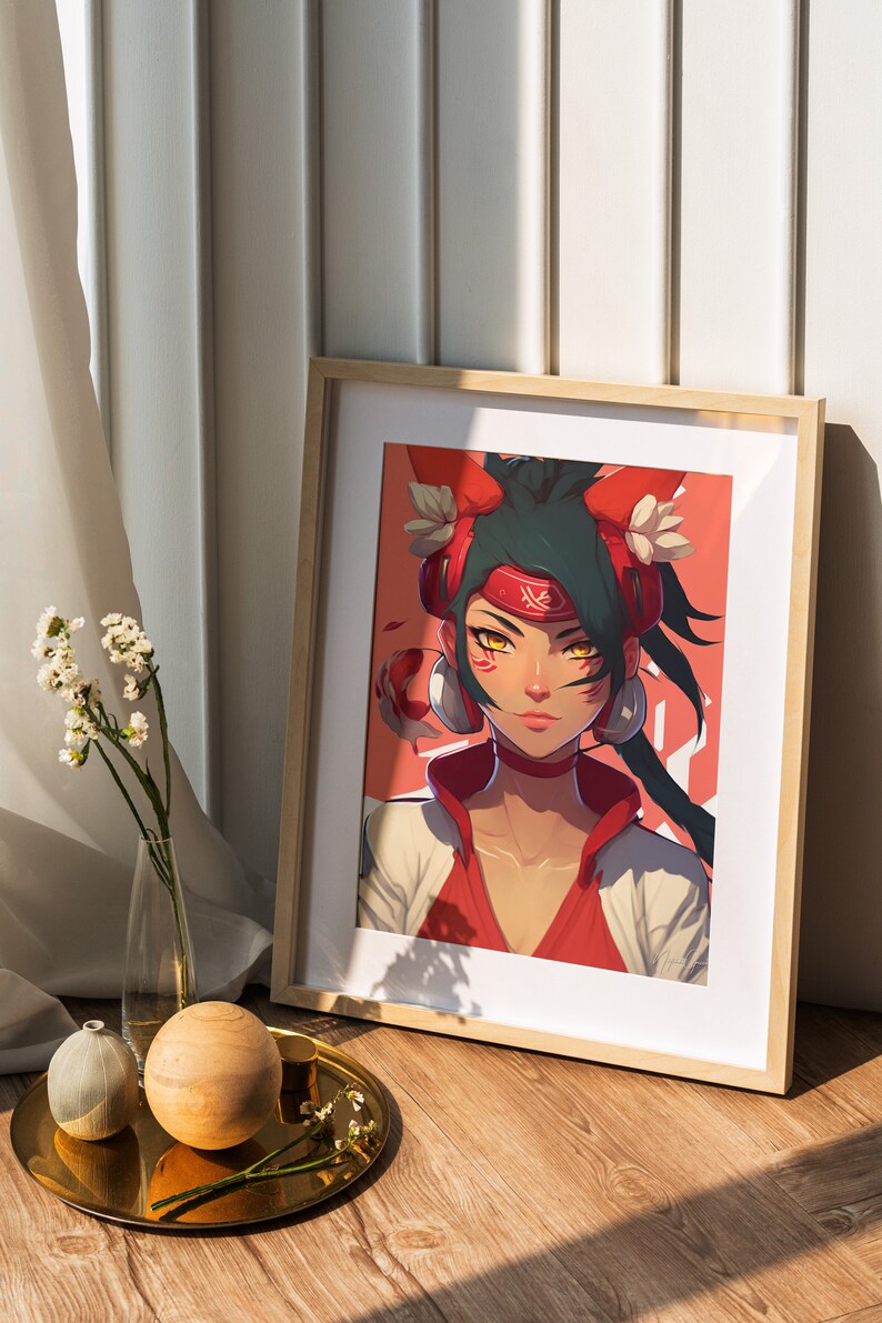 Kiriko Fan Art Poster: Gaming Room Decor (digital Download) - Etsy