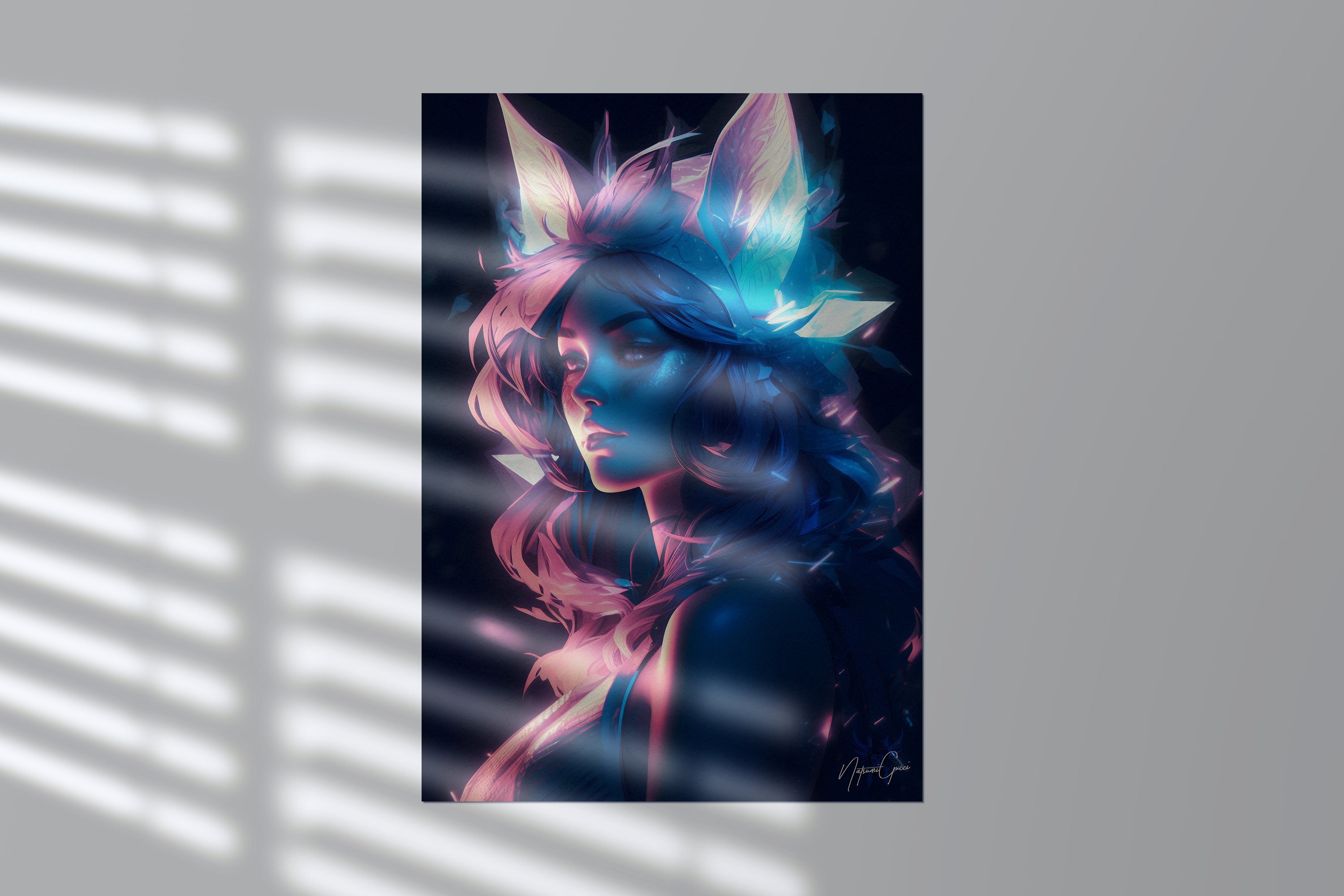 League of Legends Ahri Digital Download Poster: Elevate Your - Etsy