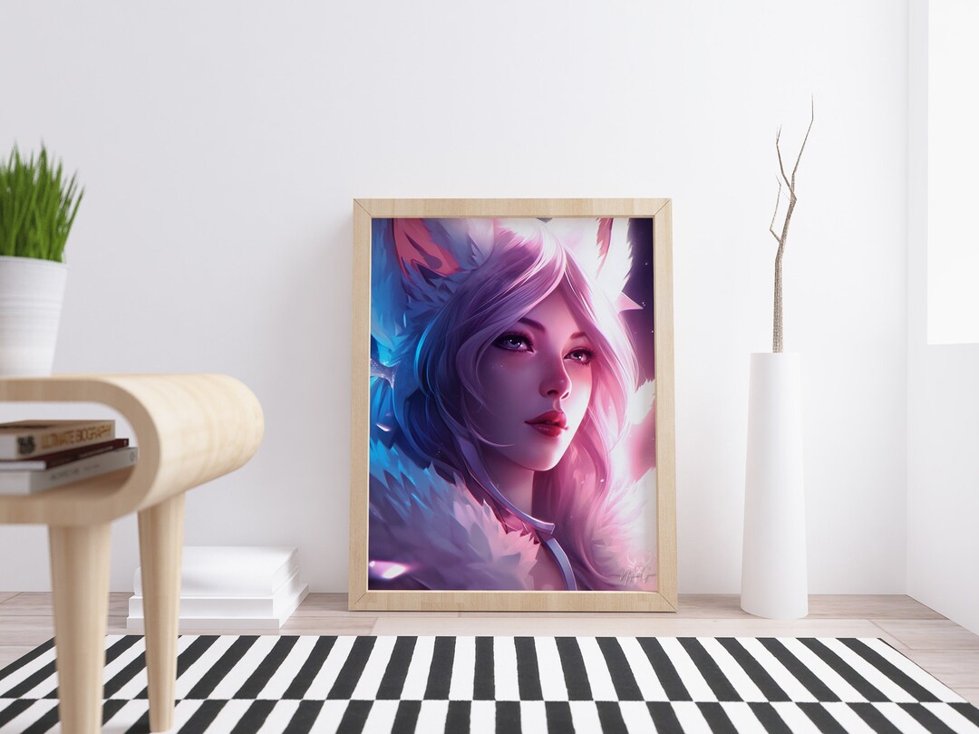 League of Legends KDA Ahri Digital Download Poster: Elevate Your Gaming ...