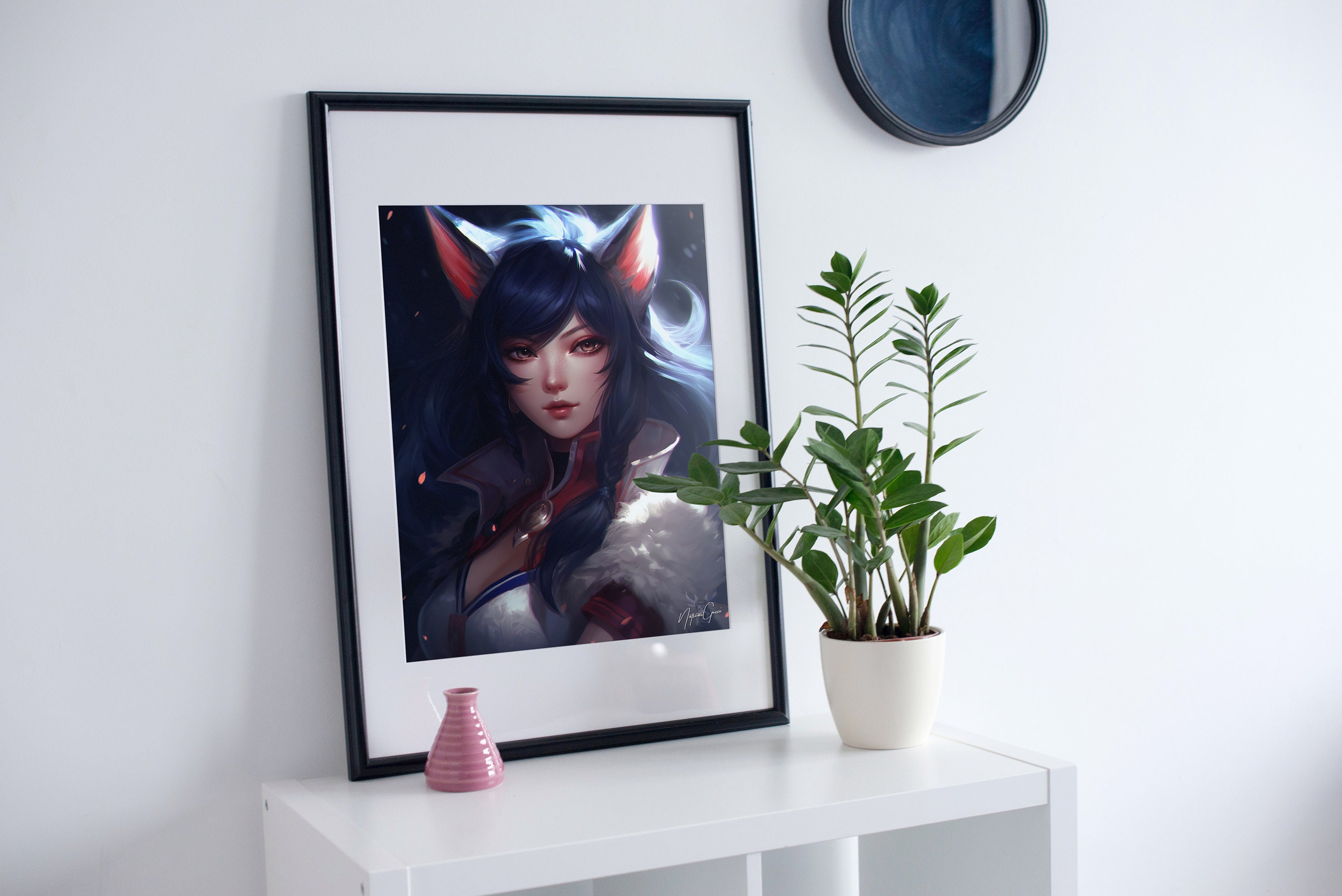 Digital Download Ahri Poster Art Stunning Digital Poster Art - Etsy