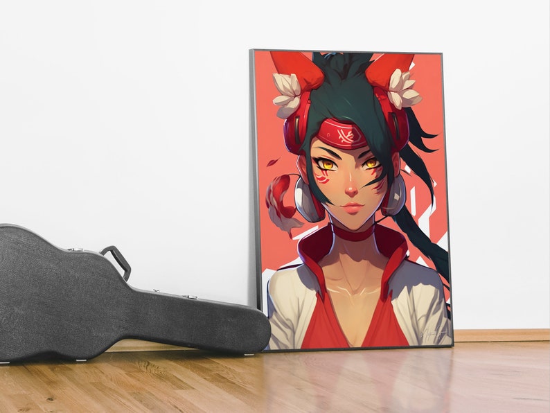 Kiriko Fan Art Poster: Gaming Room Decor (digital Download) - Etsy