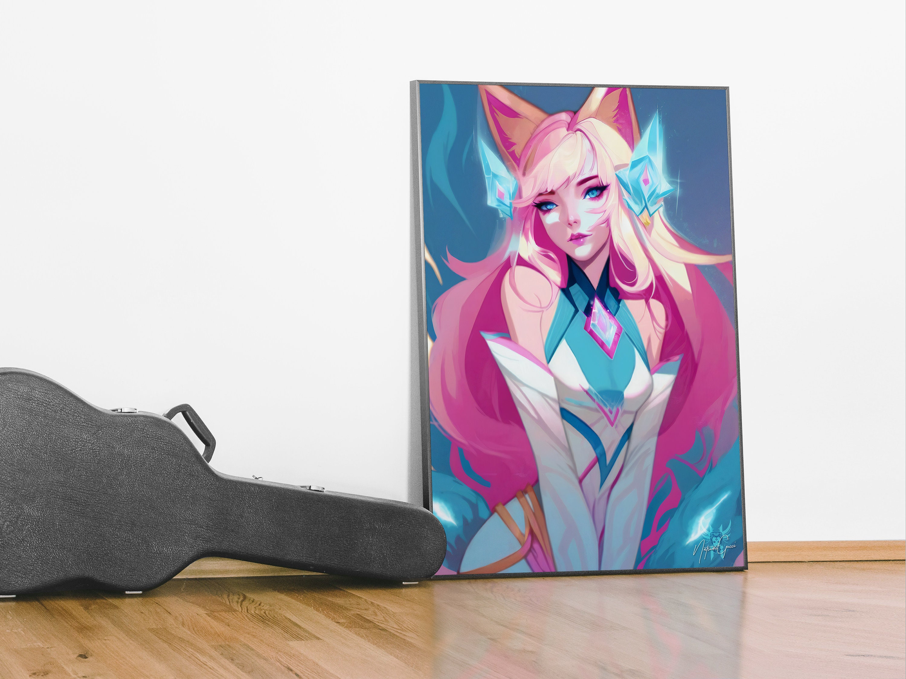 League of Legends Ahri Digital Download Poster: Elevate Your Gaming ...