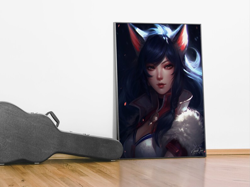 Digital Download Ahri Poster Art Stunning Digital Poster Art - Etsy
