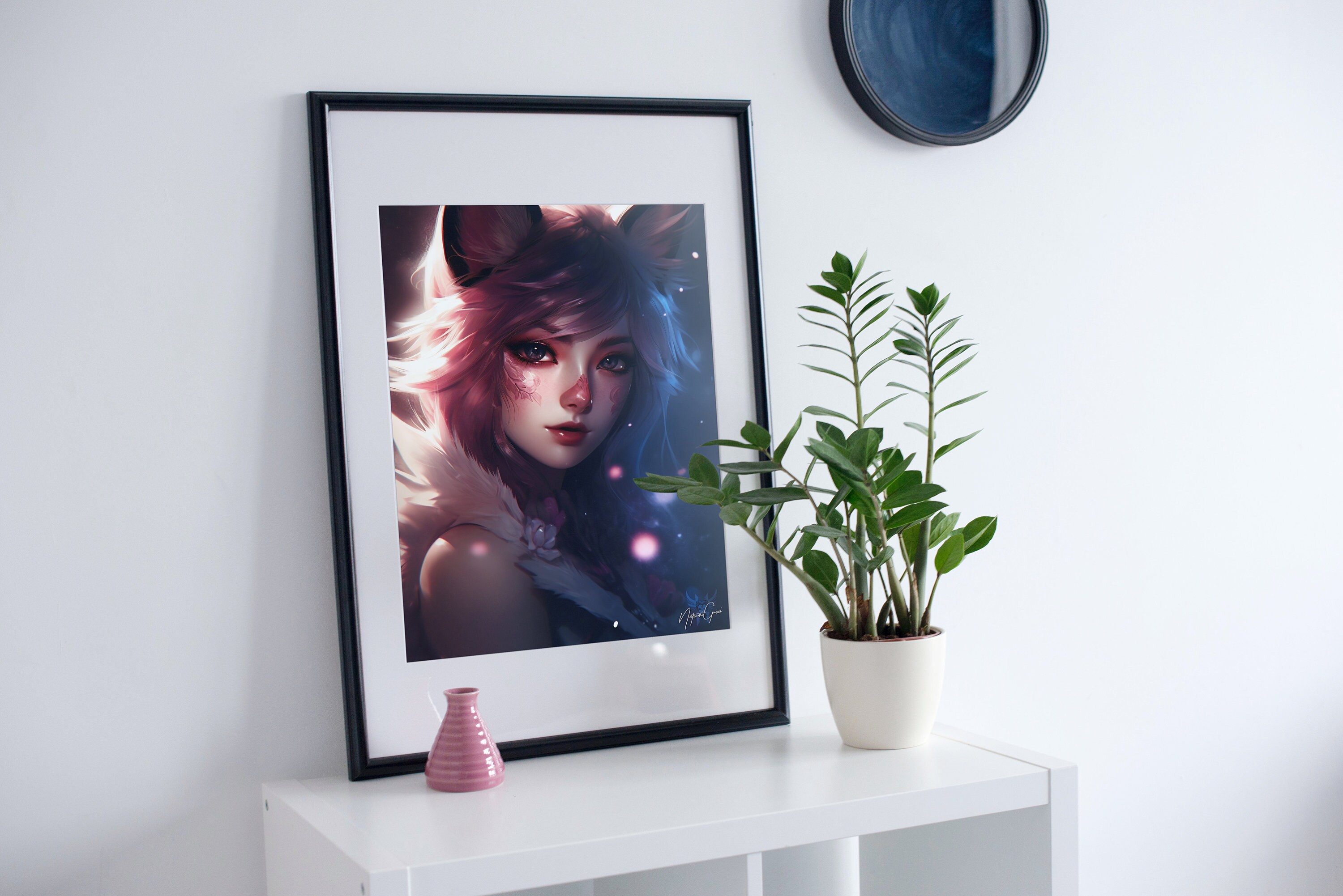 League of Legends Ahri Digital Download Poster: Elevate Your Gaming ...