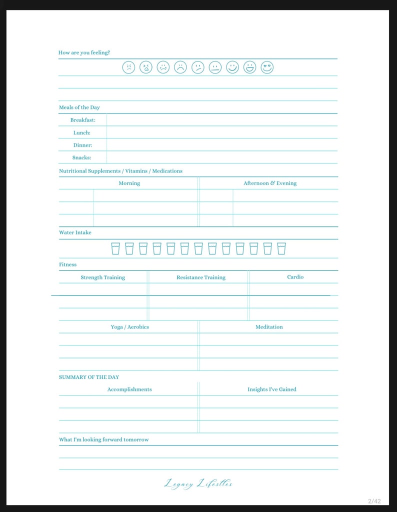 Basic Aqua Digital/printable 2023 Planner - Etsy