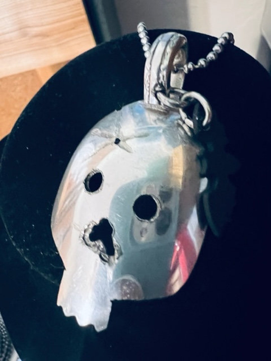 Halloween, Silver Skull and Bat, Necklace, Halloween Party, Costume ...