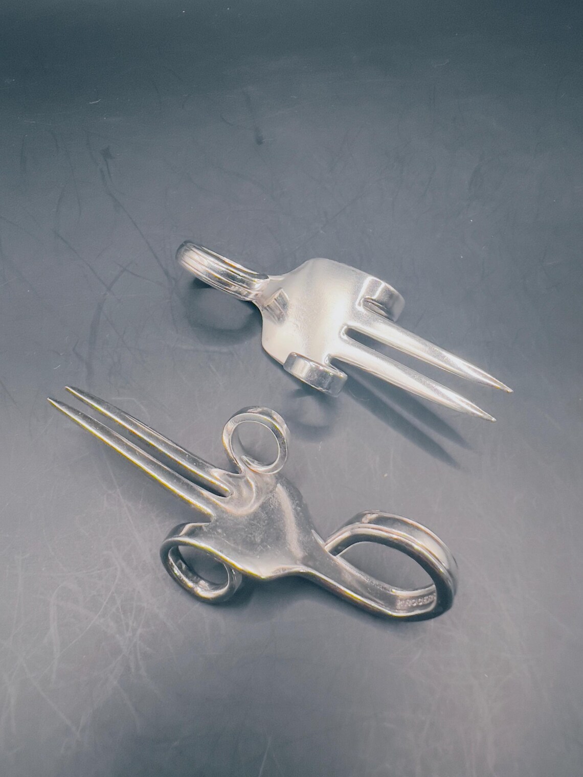Repurposed Silverplated Corn Skewers: Vintage Charcuterie Forks (pair ...