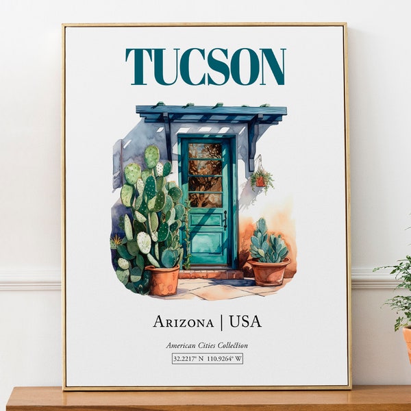 Tucson Print - Etsy