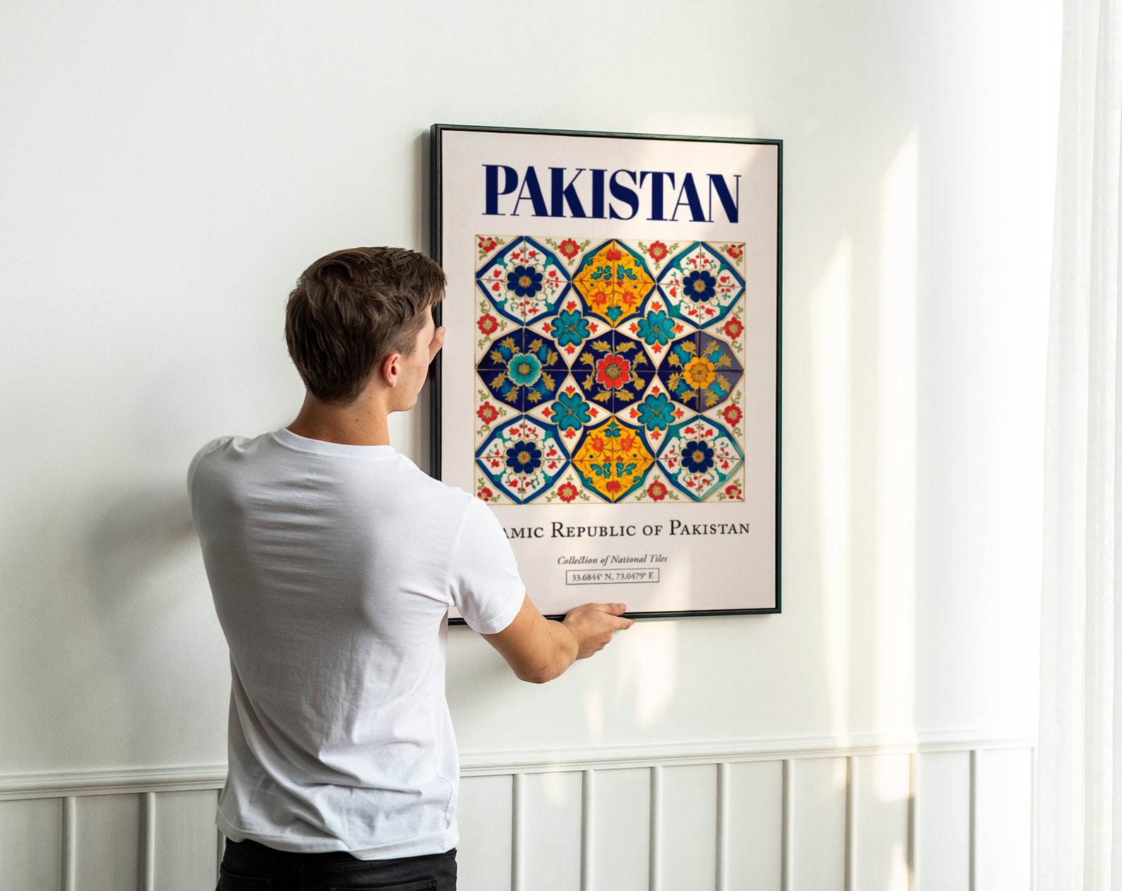 Pakistan Aesthetic Traditional Tile Wall Art Décor Print - Etsy