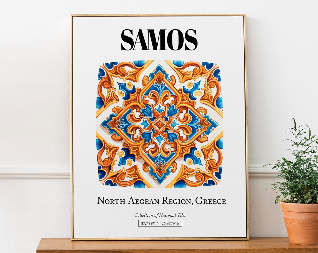 Samos: Greek Island Tradition and Beauty Through Tile Patterns in Wall ...