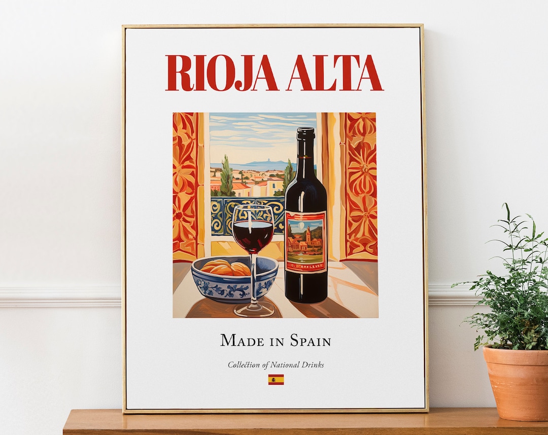 Rioja Alta on Maiolica Tile, Traditional La Rioja Beverage (drink ...