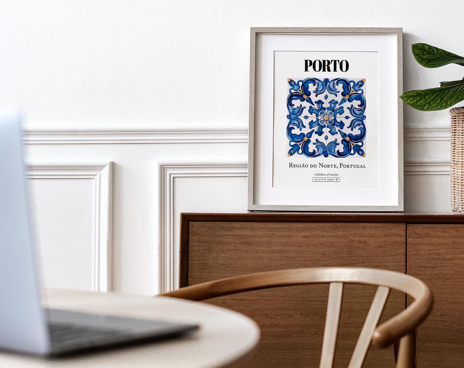 Porto Portugal Azulejo Tile Art Print Poster - Etsy
