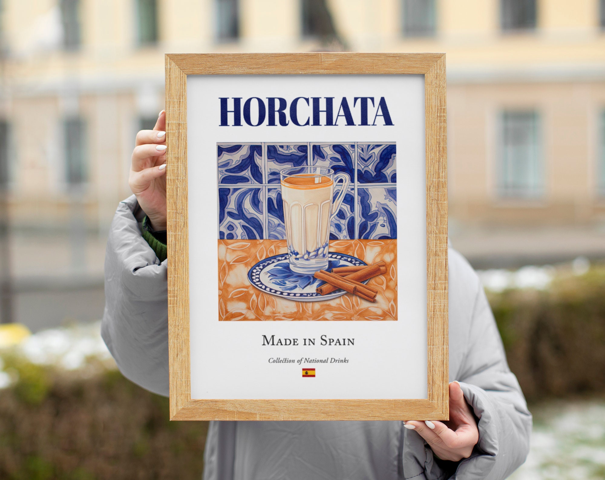 Horchata on Maiolica Tile Spanish Traditional Beverage Print - Etsy Canada