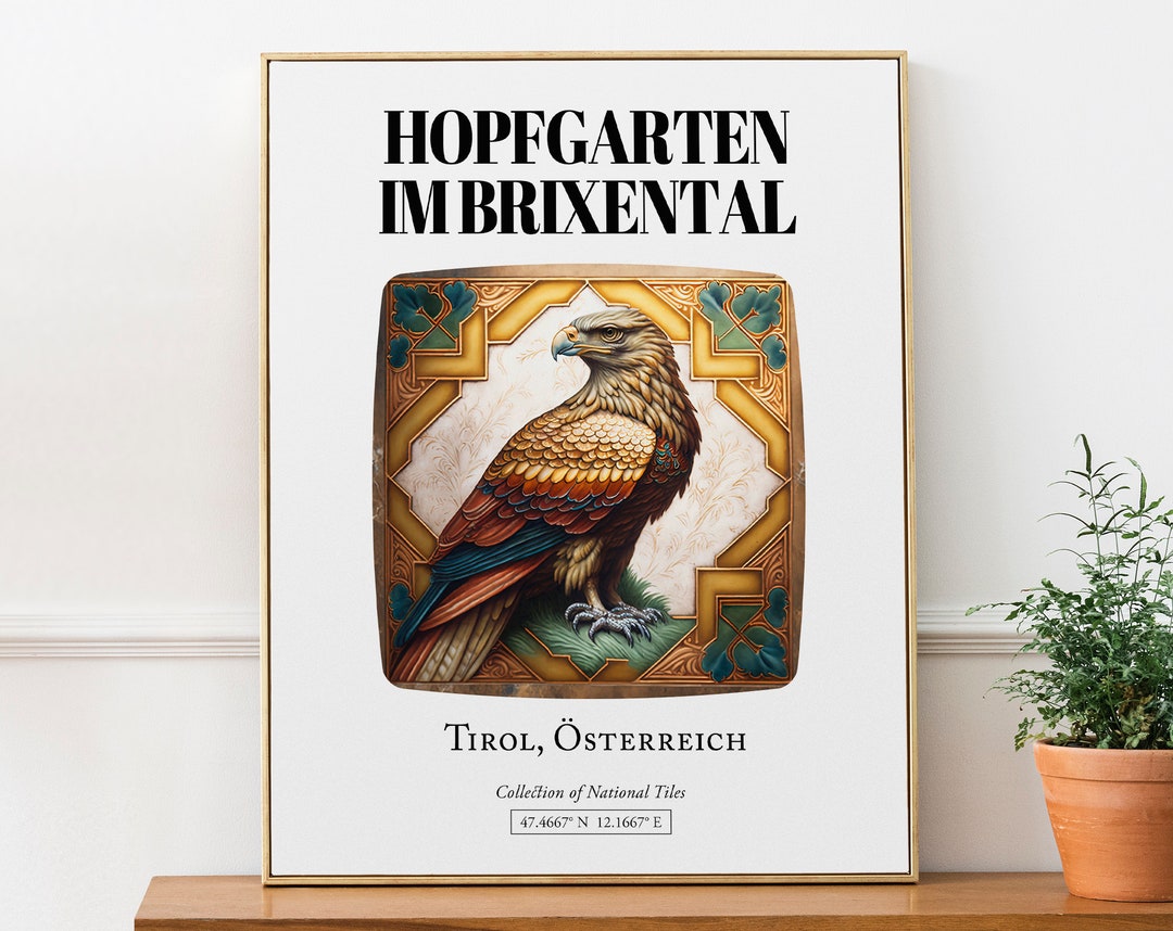 Hopfgarten Im Brixental, Tirol, Austria, Traditional Tile Pattern ...