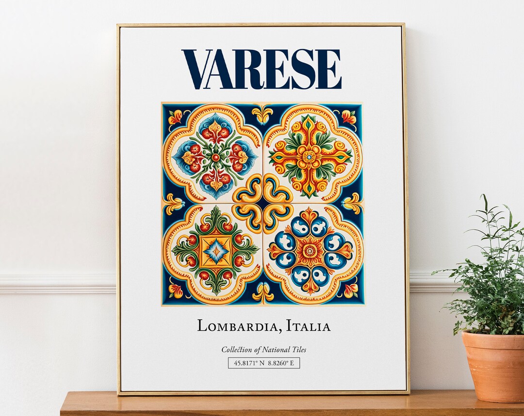 Varese, Lombardia, Italy, Aesthetic Minimalistic Traditional Maiolica ...