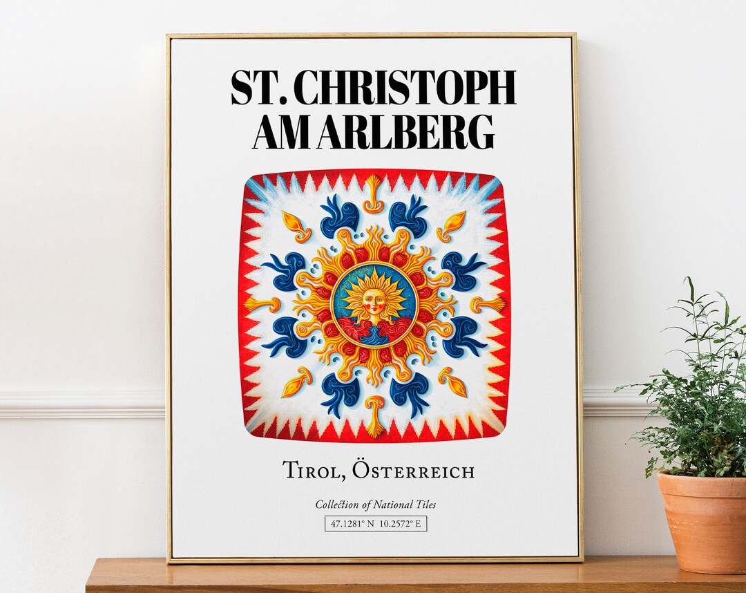 St. Christoph Am Arlberg, Tirol, Austria, Traditional Tile Pattern ...