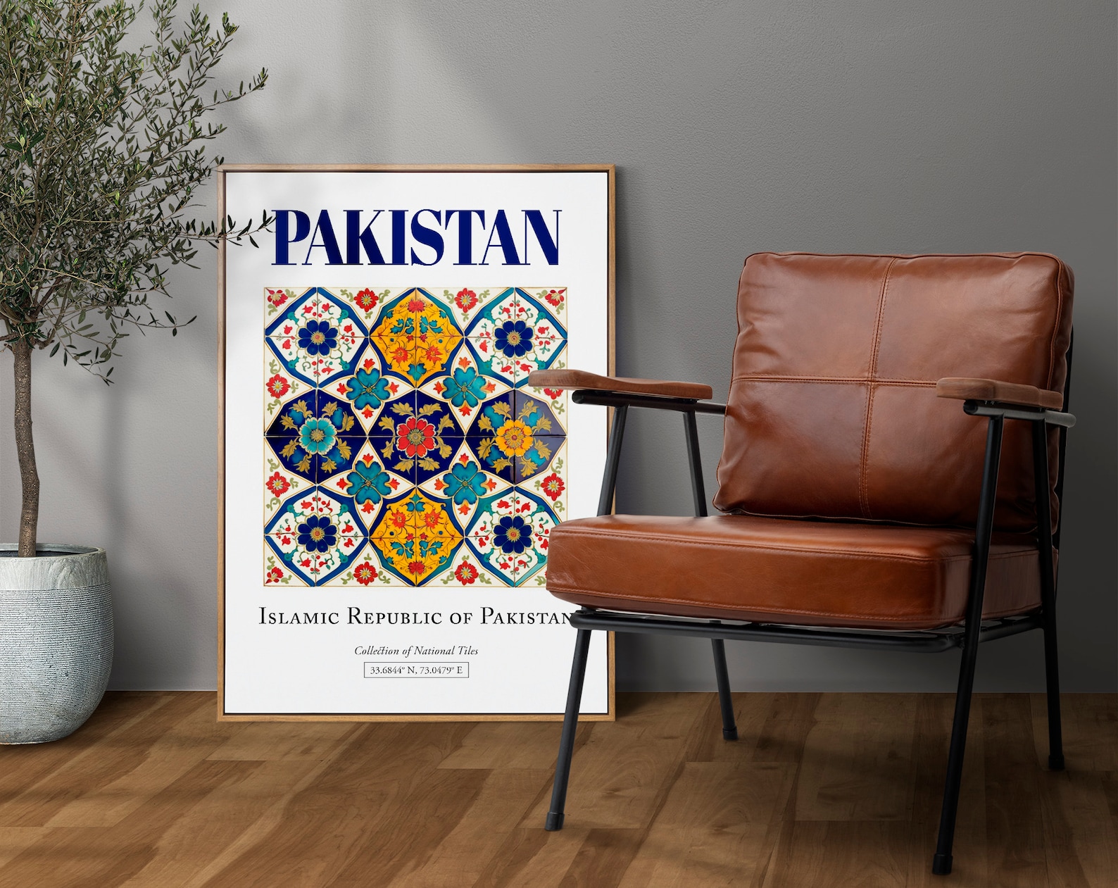 Pakistan Aesthetic Traditional Tile Wall Art Décor Print - Etsy