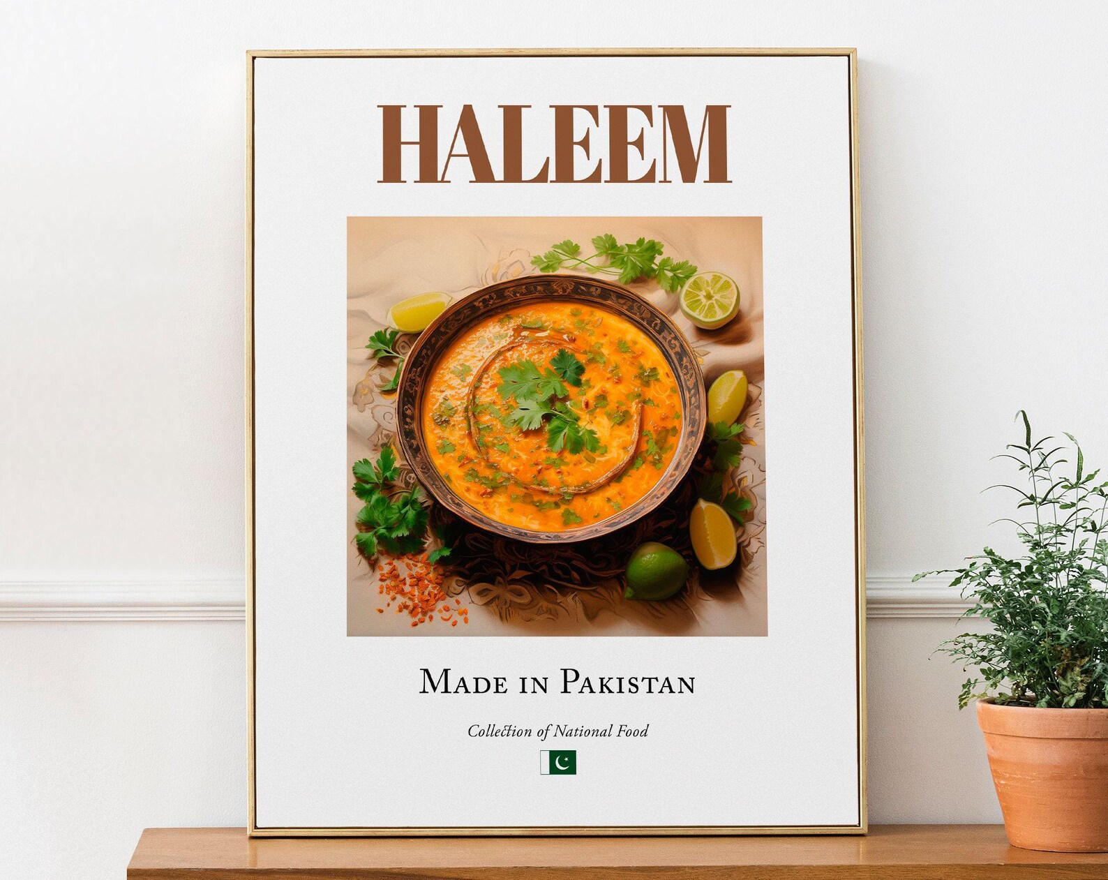 Haleem Pakistani Food Art Print, Kitchen Cafe Decor - Etsy