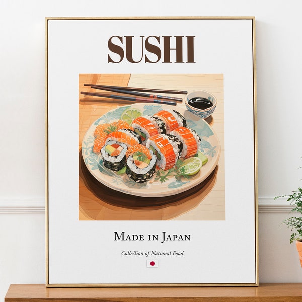 Sushi Poster - Etsy