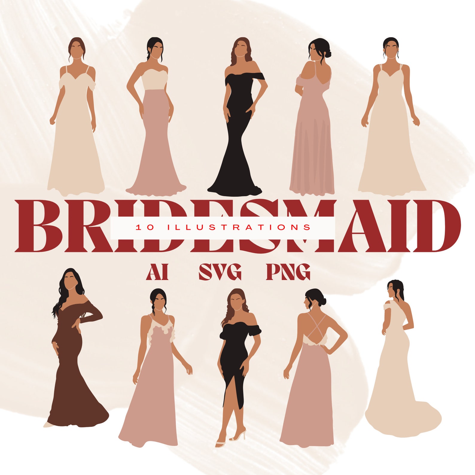 Bridesmaid Svg, Bachelorette Svg, Team Bride Svg, Bridal Party Svg ...