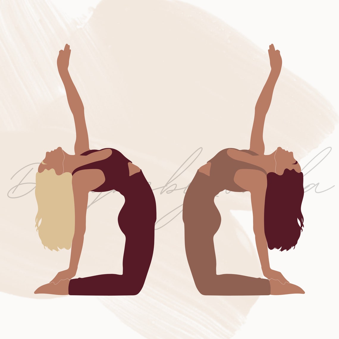 Yoga Svg Bundle, Yoga Pose Silhouette Vector, Yoga Clipart, Namaste Svg ...